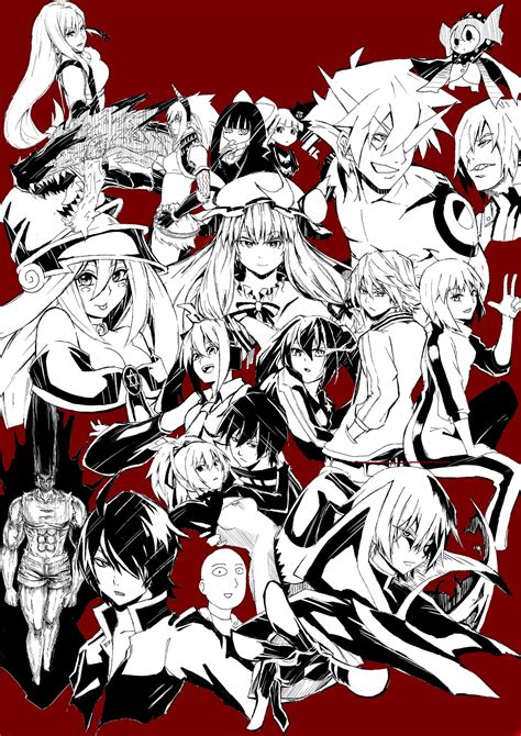 Safebooru Bad Id Bakemonogatari Black Rock Shooter Black Rock Shooter