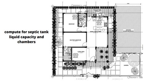 Solved Compute For The Septic Tank Using The Plumbing Code Of The