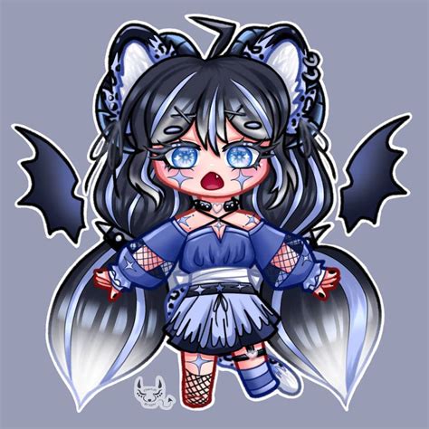 A Chibi Of My Oc Ryoko By Cheetahdragon8 On Deviantart