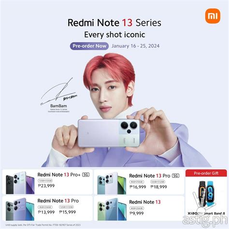 Redmi Note Series Launched As Bambam Becomes The New Face Of Xiaomi Astig Philippine News