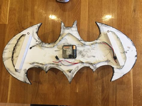 Batman Led Nightlight And Clock Arduino 8 Steps Instructables
