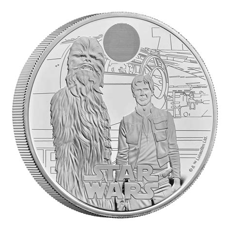 Star Wars Han Solo And Chewbacca 2024 Uk 5oz Silver Proof Coin The Scoin Shop