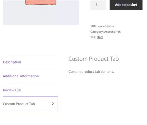 Woocommerce Custom Product Tabs Ecommerce Hints