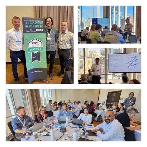 Our Recent Foundations In Ai For Cx Certification Training Event Hosted In Partnership With
