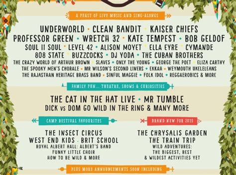 Camp Bestivals Line Up Expands • Withguitars