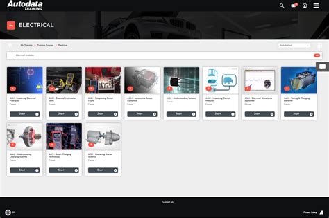 Autodata Training Portal Screenshot Autodata Group Uk
