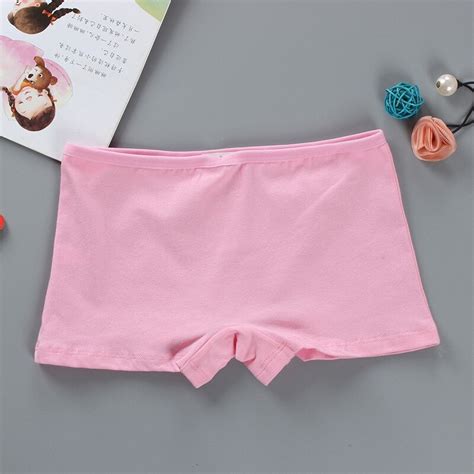 6pclot Teenage Girl Boxers Cotton Young Pantie Br Grandado
