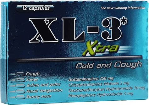 Xtra Cold And Cough Helps Relieve Cough And Cold Symptoms