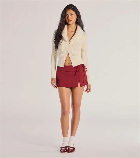 Elevated Style Wrap Mini Skirt And Windsor