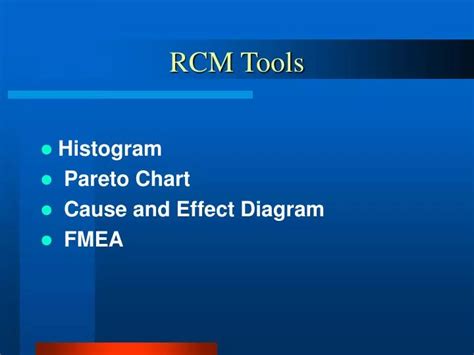 PPT RCM Tools PowerPoint Presentation Free Download ID 679755