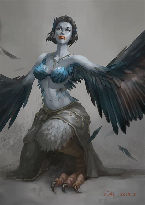 Harpy Lala O Harpy Character Art Harpy Dnd Race Harpy Goddess
