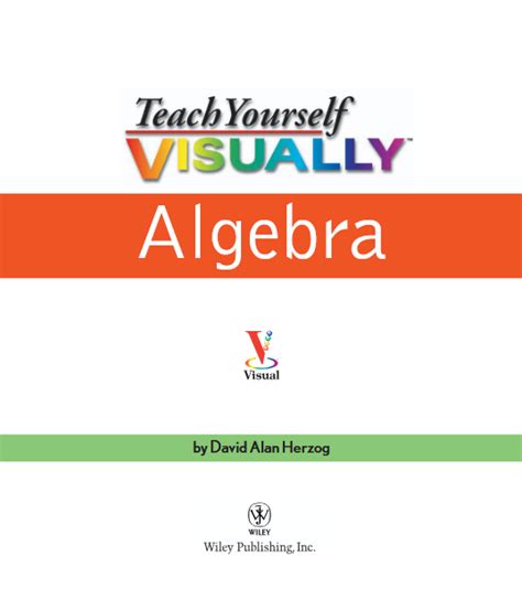 Teach Yourself Visually Algebra Digikitab