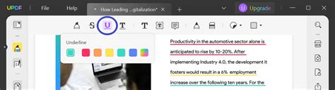 How To Underline PDF On Windows Mac Android IOS UPDF