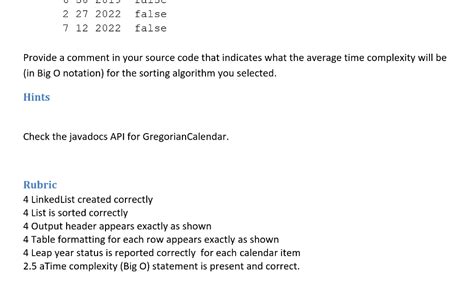 Solved Create A Linkedlist Containing The Following Objects