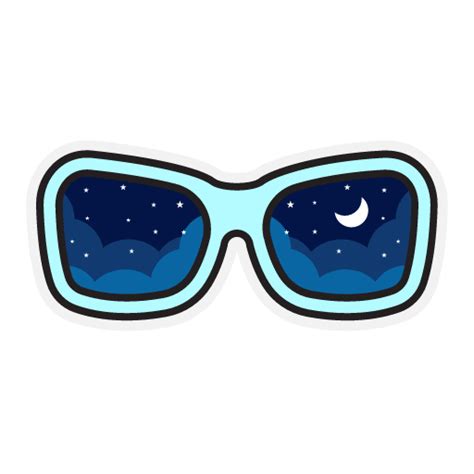 Free Customizable Glasses Stickers Dochipo