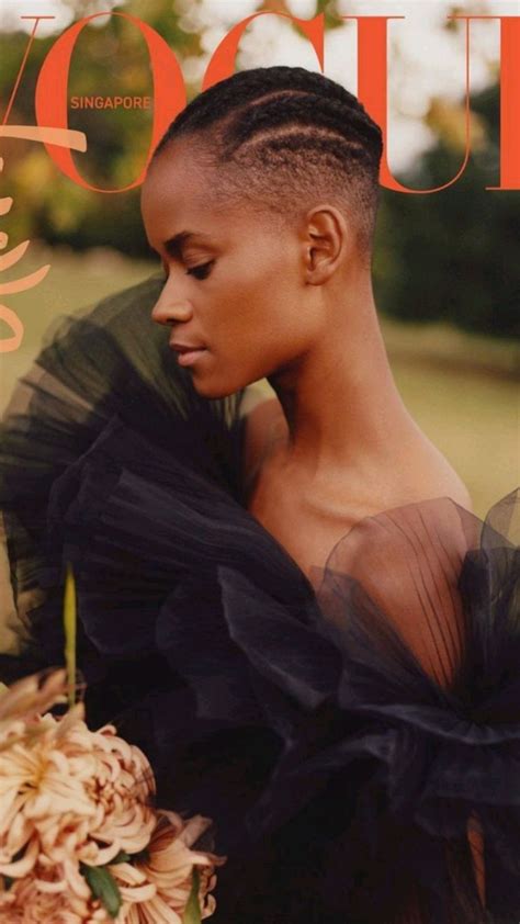 Letitia Wright Photoshoot For Vogue Magazine Letitia Wright Black
