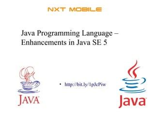 Java Se Language Enhancements Features Ppt