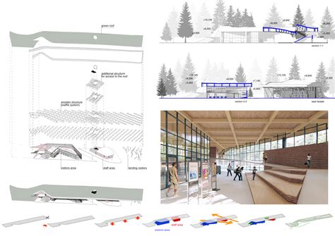 Architecture Project Waffle Roof Structure With Integrated Green
