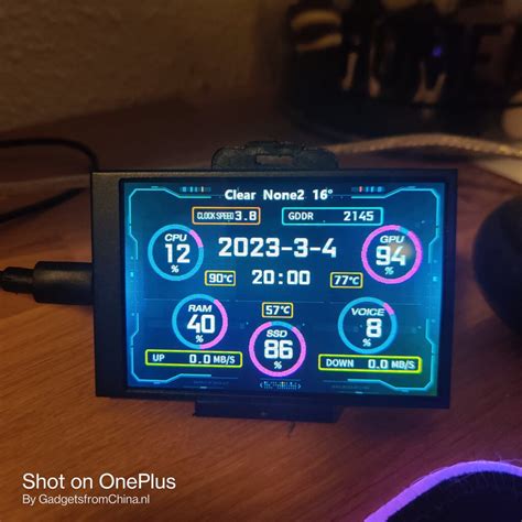 Smart Screen Monitoring Display CPU GPU RAM SSD En Meer Review Gadgets From China