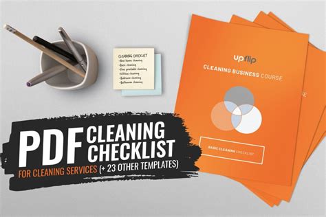 The Ultimate Cleaning Checklist 24 Downloadable Templates Upflip
