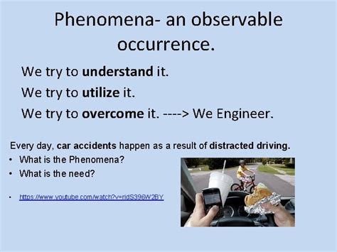 Phenomena An Observable Occurrence We Try To Understand