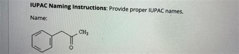 Solved Iupac Naming Instructions Provide Proper Iupac