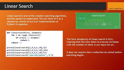 Advanced Computer Programming Search Algorithms Sinan Aydin Search