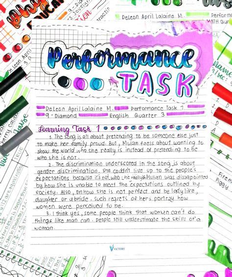 Performance Task Design Ideas