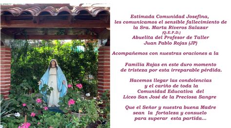 Mensaje De Condolencias