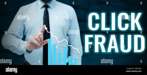 Hand Writing Sign Click Fraud Business Idea Practice Of Repeatedly Clicking On Advertisement