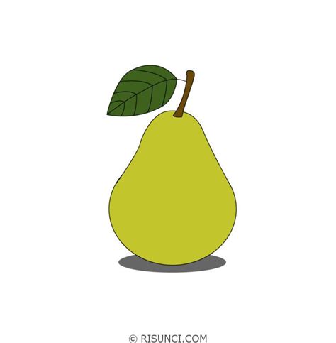 Как нарисовать грушу поэтапно 🖌 Рисунки карандашом поэтапно