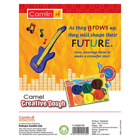 Buy Camlin Small Soft Cover Single Line Design Notebook Pages Online At Best Price Bigbasket