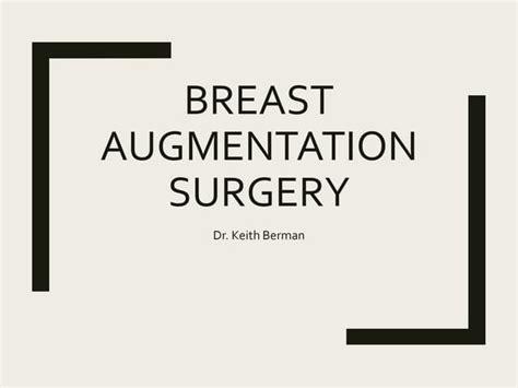 Breast Augmentation Surgery Pptx Cosmetic Medical Services Medical Health