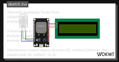 Ej5 Lcd Con Sensor De Temperatura Copy Wokwi Esp32 Stm32 Arduino