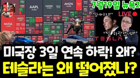미국주식시황오늘 왜 더 떨어졌나 테슬라 엔비디아는 왜 떨어졌나구글 애플 아마존 메타 마이크로소프트 팔란티어 아이온큐