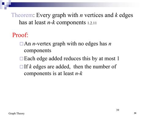 Graph Theory In Applied Mathematics With Example Ppt