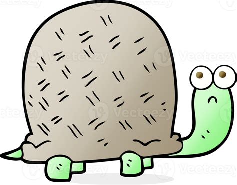 Hand Drawn Cartoon Sad Turtle 45019789 Png