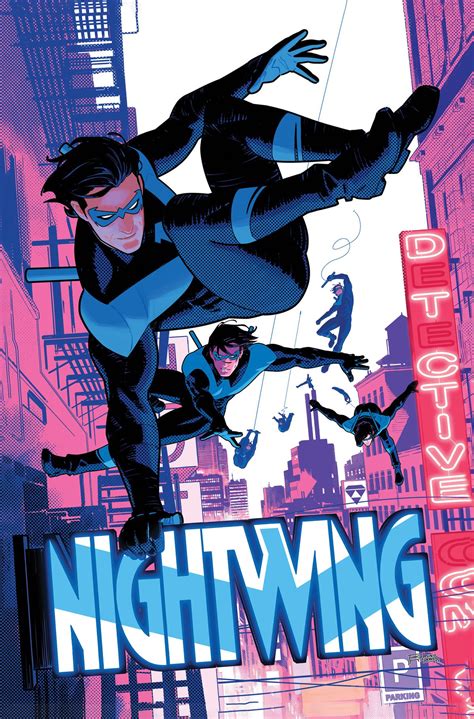 Dc Comics New Nightwing Comics Pages Connect To Form Single Image