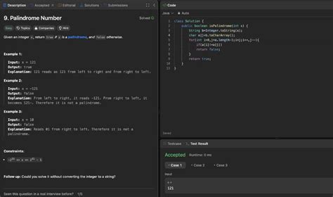 Day 27 Of 100daysofcodechallenge Palindrome Number Danieal A Posted