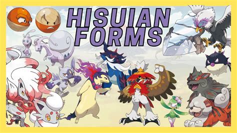 Pokemon Arceus All Hisuian Forms