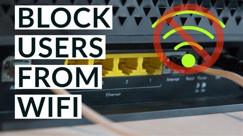How To Block Users From Wifi Increase Wifi Speed Youtube