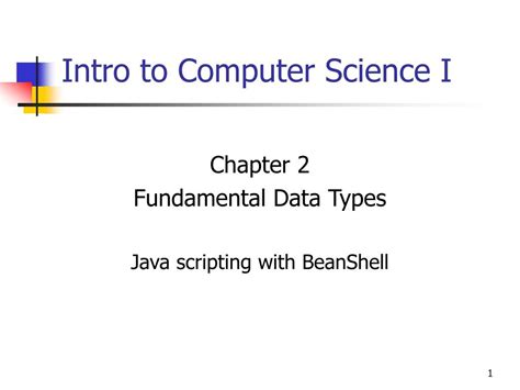 PPT Intro To Computer Science I PowerPoint Presentation Free Download ID 3264536