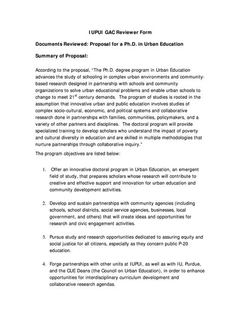 In Urban Education Archives Iupui Form Fill Out And Sign Printable
