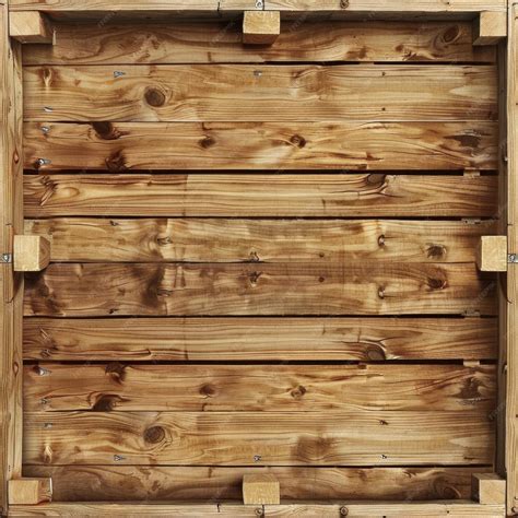 Rustic Wooden Crate Texture Natural And Vintage Concept Premium Ai