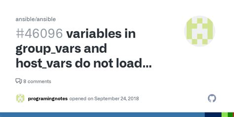 Variables In Groupvars And Hostvars Do Not Load When Using Inventory Directory · Issue 46096
