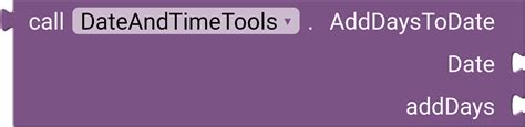 Free Dateandtimetools Extension Extensions Mit App Inventor Community