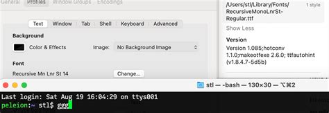 Clipping On G On Macos Terminalapp · Issue 525 · Arrowtyperecursive · Github