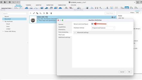 Fusion Help Rewind Of Machine Is Required For Simultaneous Multi Axis Toolpath And Has Been