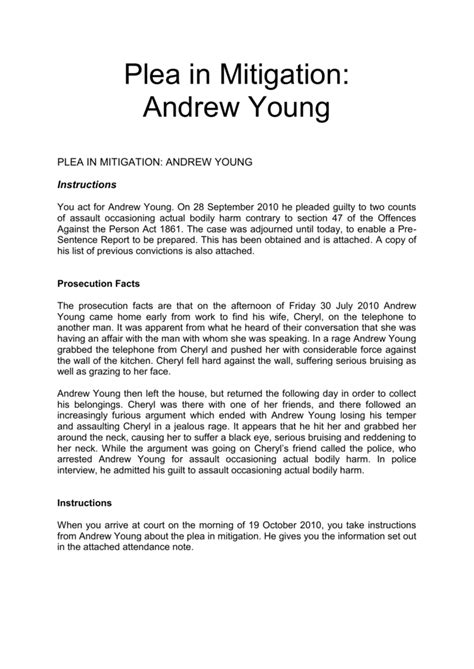 What Is Mitigation In Court