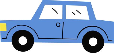 Simple Cartoon Car Side View 65691349 Vector Art At Vecteezy